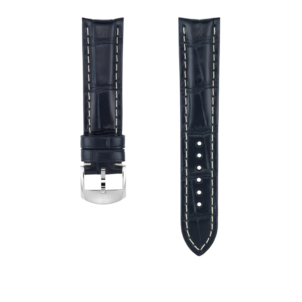 Blue Alligator Leather Strap - 20 1022PL | Breitling