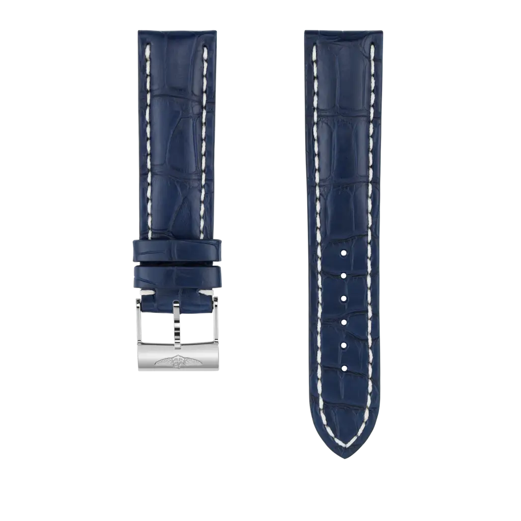 Blue Alligator Leather Strap - 22 731PS | Breitling